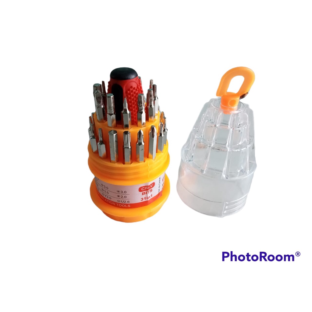 Jual obeng set telur 31 in 1 / obeng service tool kits multifungsi ...