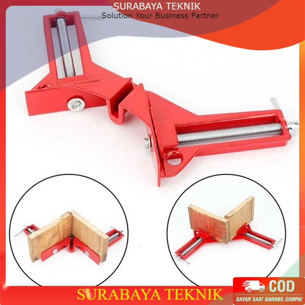 Jual KLEM SUDUT DIY CLAMP CORNER 90Deg KLEM SIKU SUDUT | Shopee Indonesia