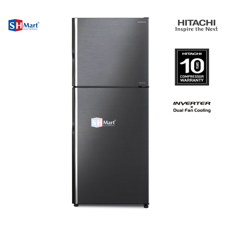 Jual KULKAS HITACHI 2 PINTU KAPASITAS 395 LITER R-VX48PGD9 / RVX48PGD9 INVERTER GARANSI RESMI ...