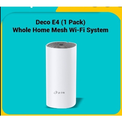 Jual TP-Link Deco E4 (1-pack) AC1200 Whole Home Mesh Wi-Fi System isi 1 ...