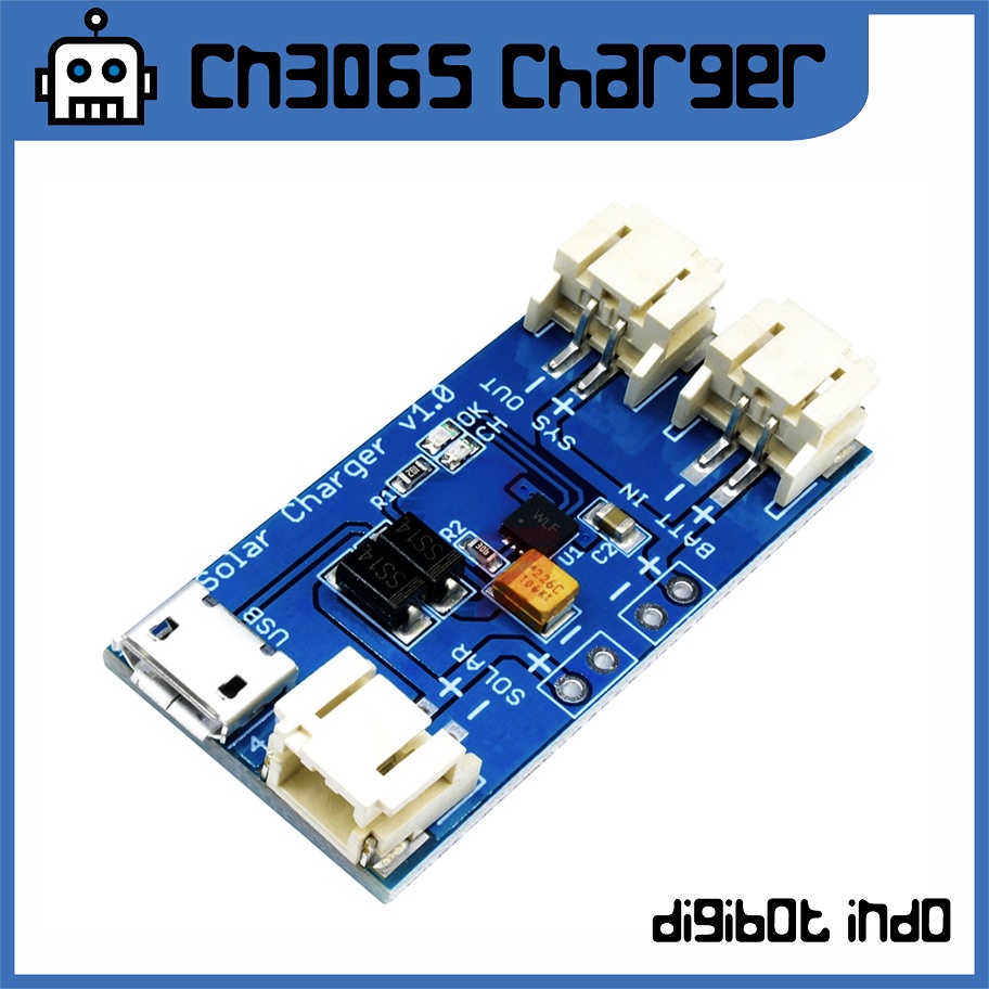 Jual CN3065 Solar Charge Controller - 500ma Lithium Lipo Charger ...