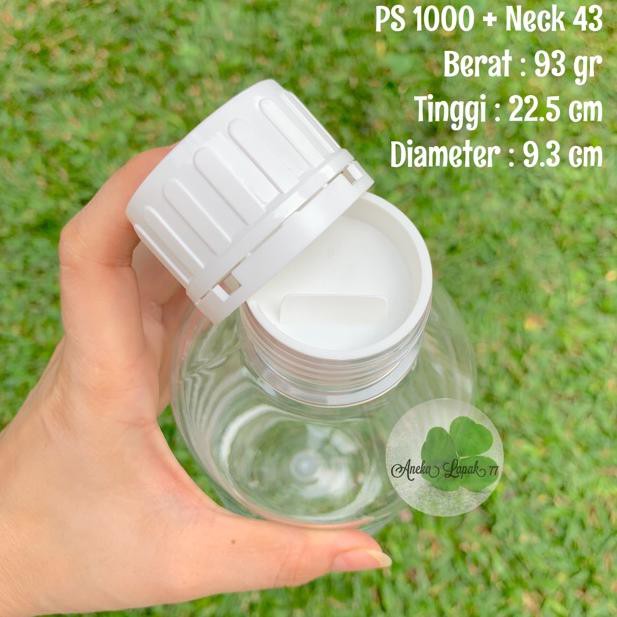 Jual 2.2 STOK READY Botol 1 liter PS 1000 ml tebal madu minyak sirup | Shopee Indonesia