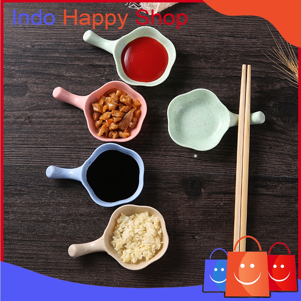 Jual ⭐️𝐈𝐇𝐒 𝟔𝟑𝟔⭐️Mangkuk Tangkai Mangkok Sambal Kecap Tempat Saos Motif ...