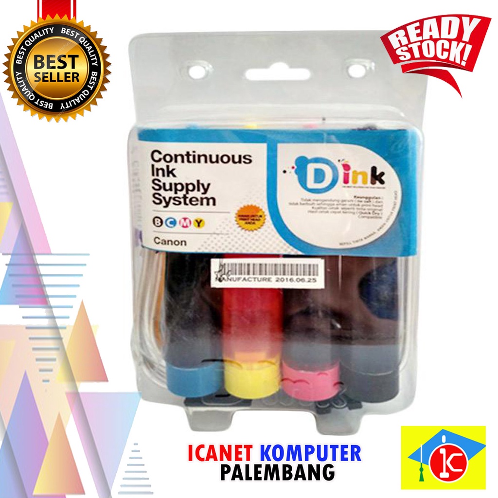 Jual Inpus Printer Universal For Canon + Tinta | Shopee Indonesia