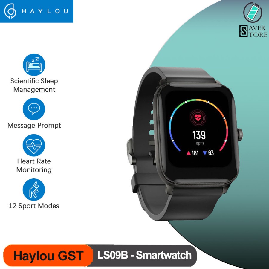 Jual smartwatch haylou LS09B SPO2 jam tangan pintar Heart Rate ...