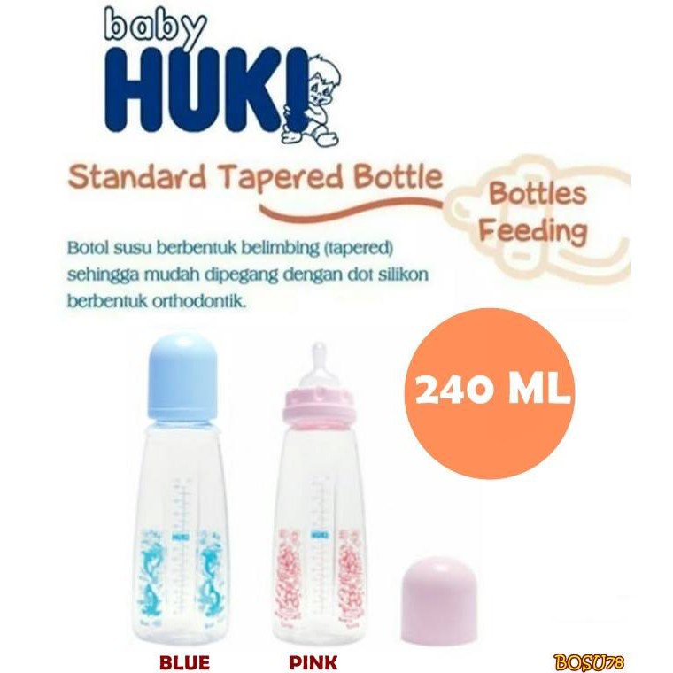 Jual BOSU78 BOTOL BABY HUKI STANDARD TAPERED BOTTLE 240 ML CI0002 ...