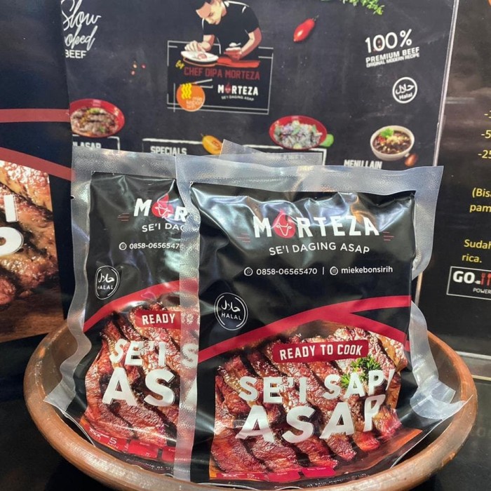 Jual sei sapi asap morteza khas ntt kupang halal - Sambal Luat ...