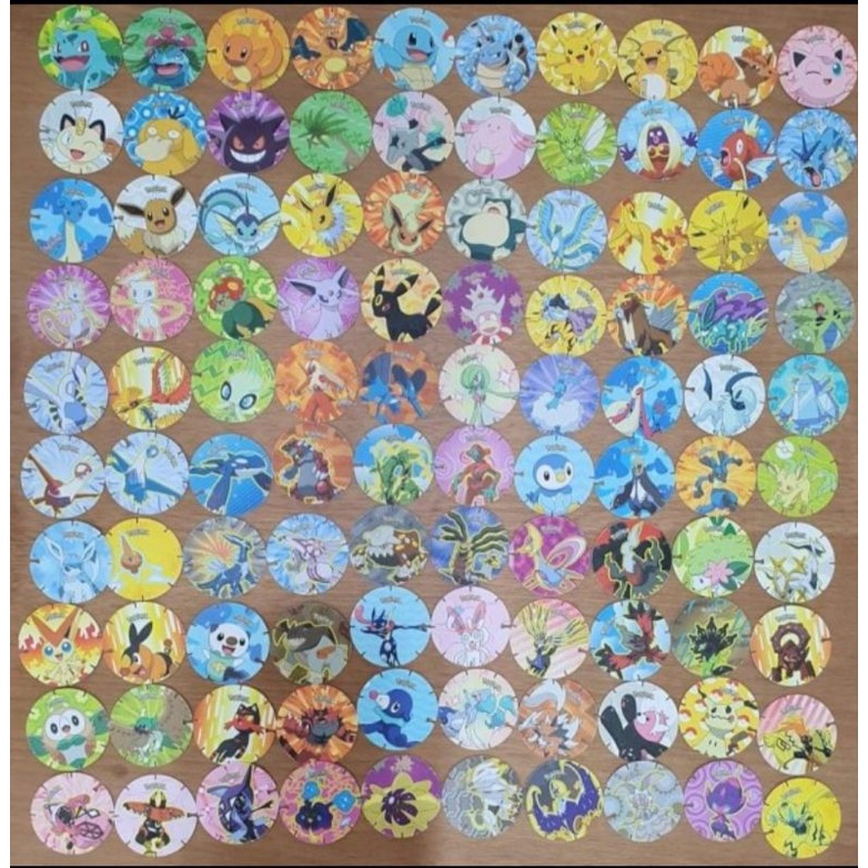Jual Tazos / Tajos / Tajoz pokemon koin chiki ball | Shopee Indonesia