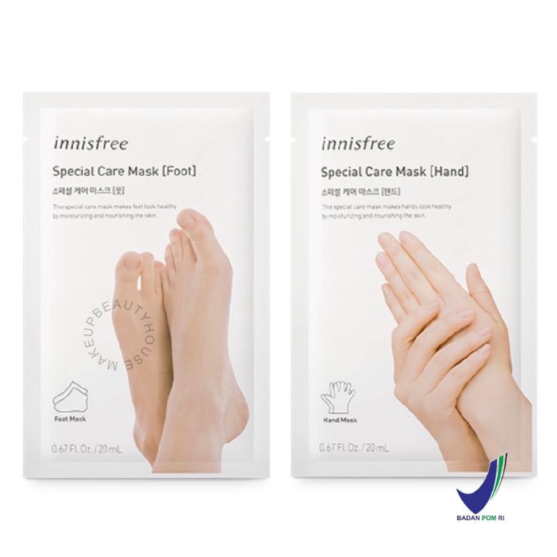 Jual INNISFREE Special Care Mask - Foot 20ML | Hand 20ML | Shopee Indonesia