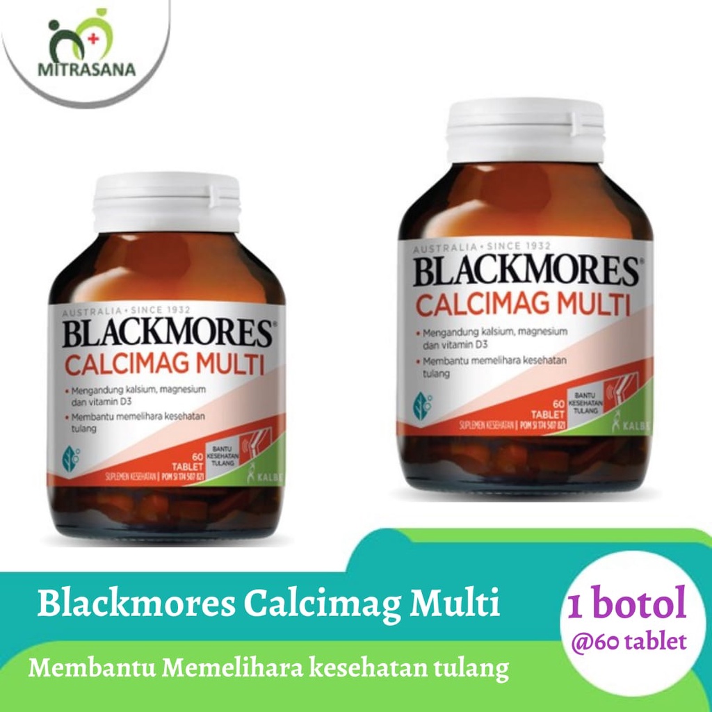 Jual Blackmores Calcimag Multi 60 Tablet | Shopee Indonesia