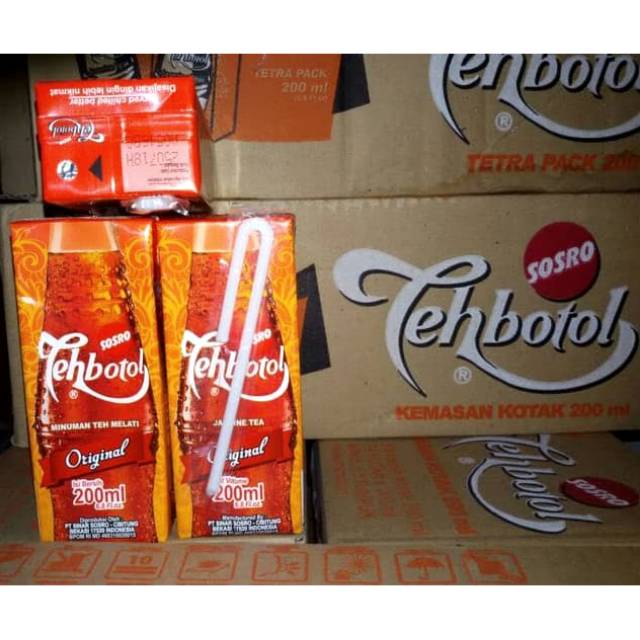 Jual Teh Botol Sosro 200ml Kemasan Kotak | Shopee Indonesia