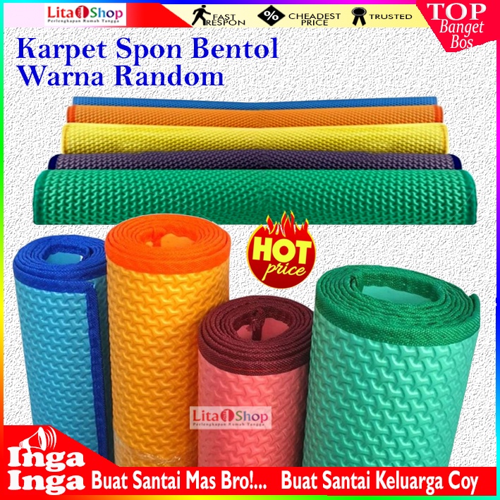 Jual Karpet Lantai spons Tikar Spon 120x200 Karpet | Shopee Indonesia