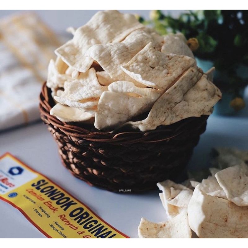 Jual SELONDOK ORGINAL 180GR/KERUPUK SLONDOK SINGKONG | Shopee Indonesia