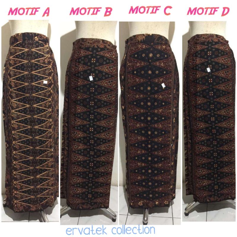 Jual READYSTOCK Rok Tumpal Geser Kancing 4 GK010 Motif Pucuk Rebung ...
