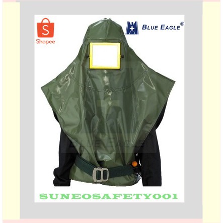 Jual Baju Pelindung Sandblasting / Safety Sandblast hood Blue Eagle ...