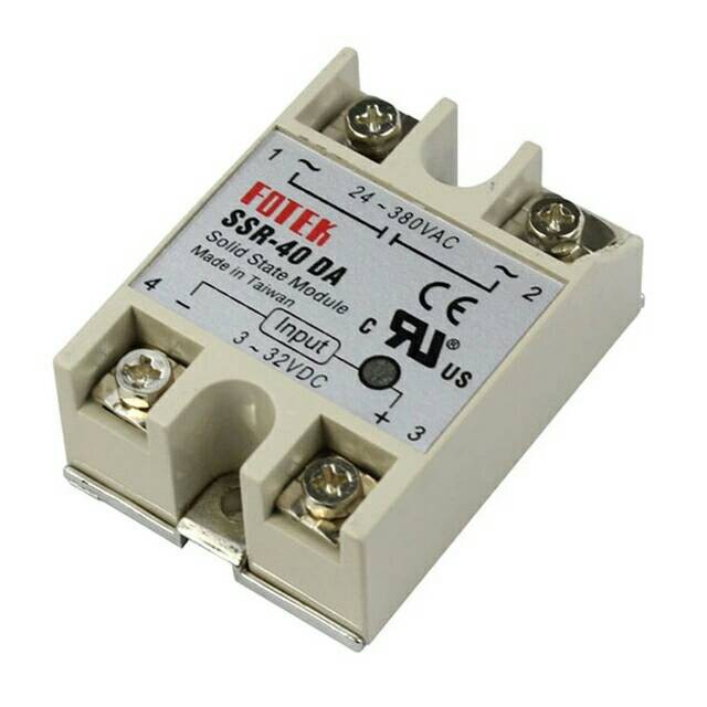 Jual Solid State Relay SSR-40DA 40A/250V 3-32VDC/24-380VAC | Shopee Indonesia
