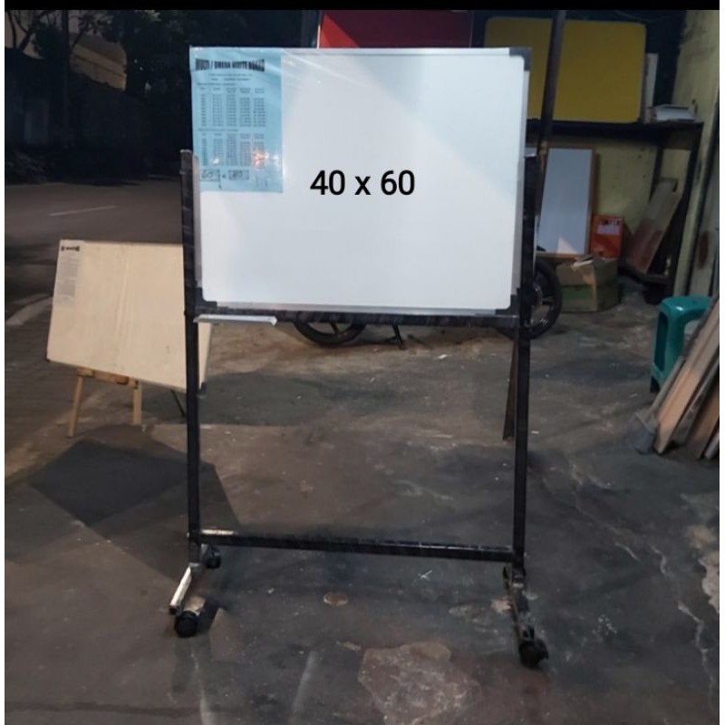 Jual whiteboard + kakinya 40 x 60 cm | Shopee Indonesia