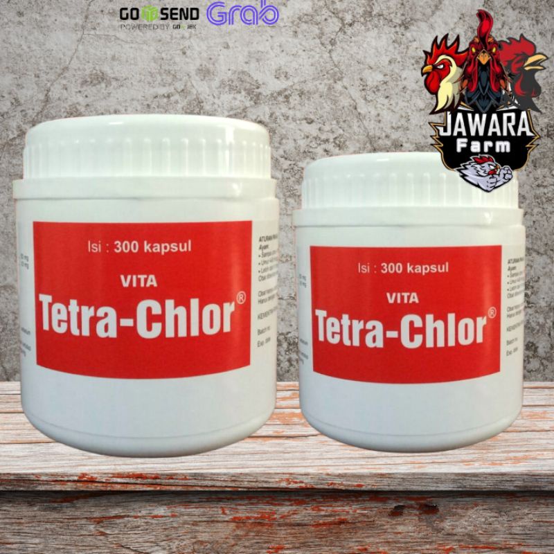 Jual Vita Tetra Chlor 300 Kapsul Obat Ngorok Pilek Ayam | Shopee Indonesia