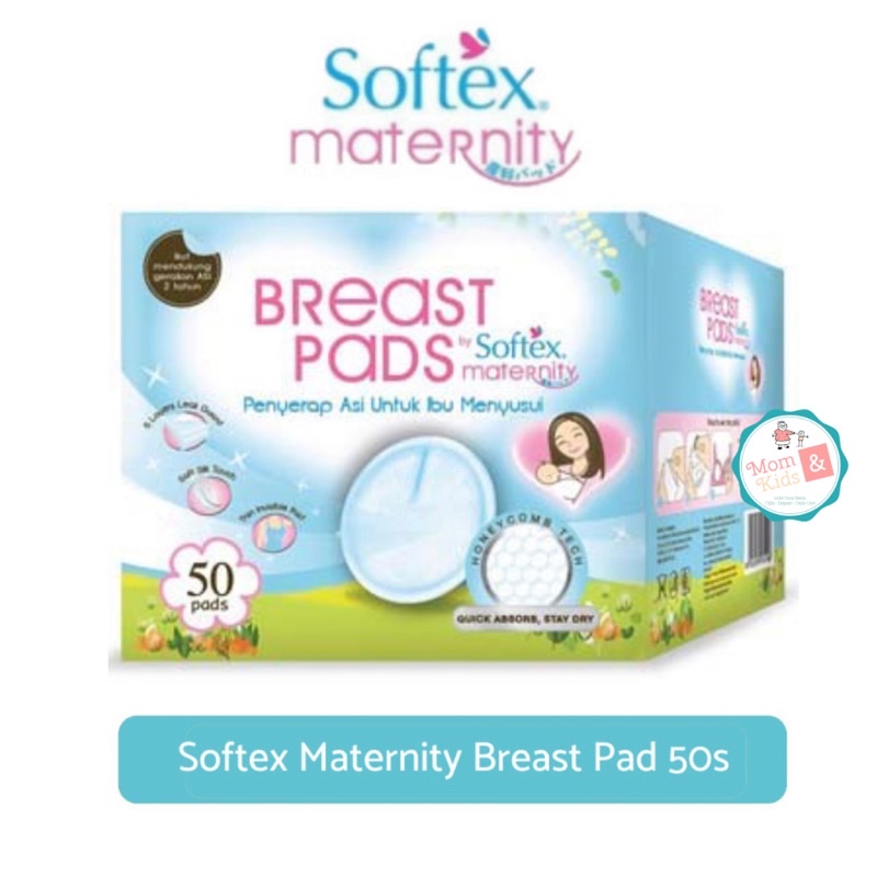 Jual SOFTEX Maternity Breast Pad Honeycomb isi 50s | Breastpad Penyerap ...