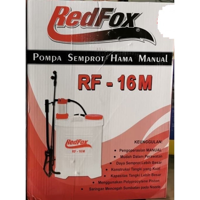Jual RedFox Hand Sprayer Pompa Semprot Hama Desinfektan Manual RF-16M ...
