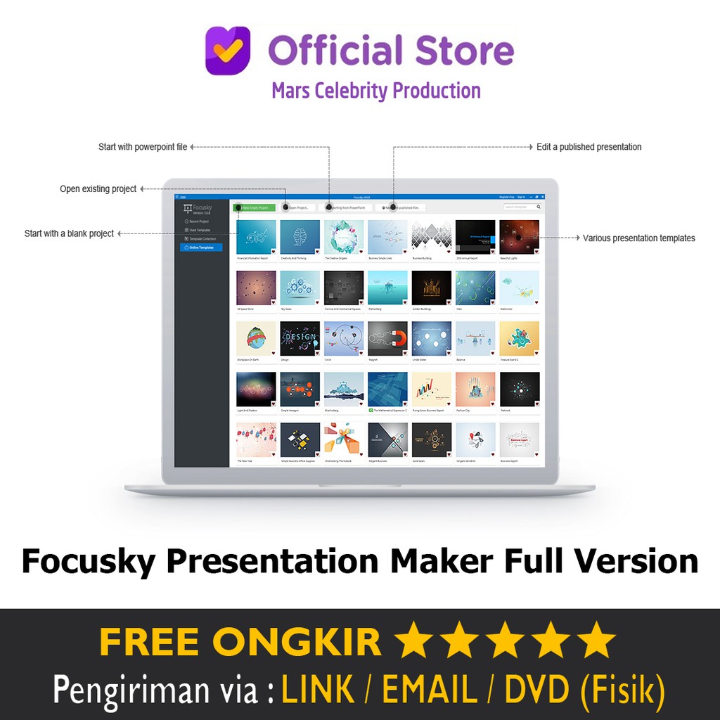 Jual Software Focusky Presentation Maker PRO Full Version Terbaru ...
