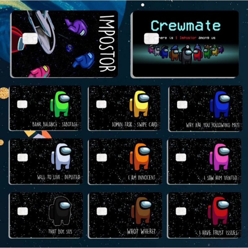 Jual AMONG US - SKIN CARD ATM/DEBIT | Shopee Indonesia