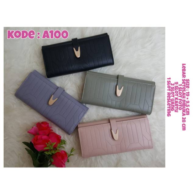 Jual DOMPET WANITA IMPORT (A100) | Shopee Indonesia