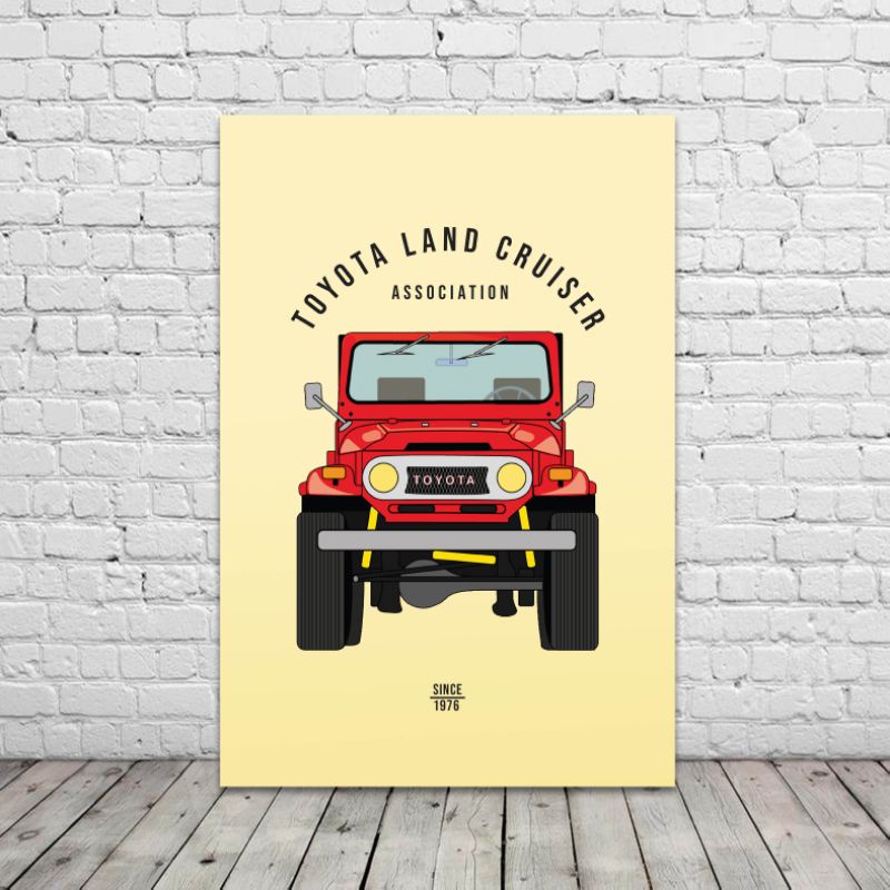 Jual Poster mobil toyota - hiasan dinding - mdf board - hotwheels ...