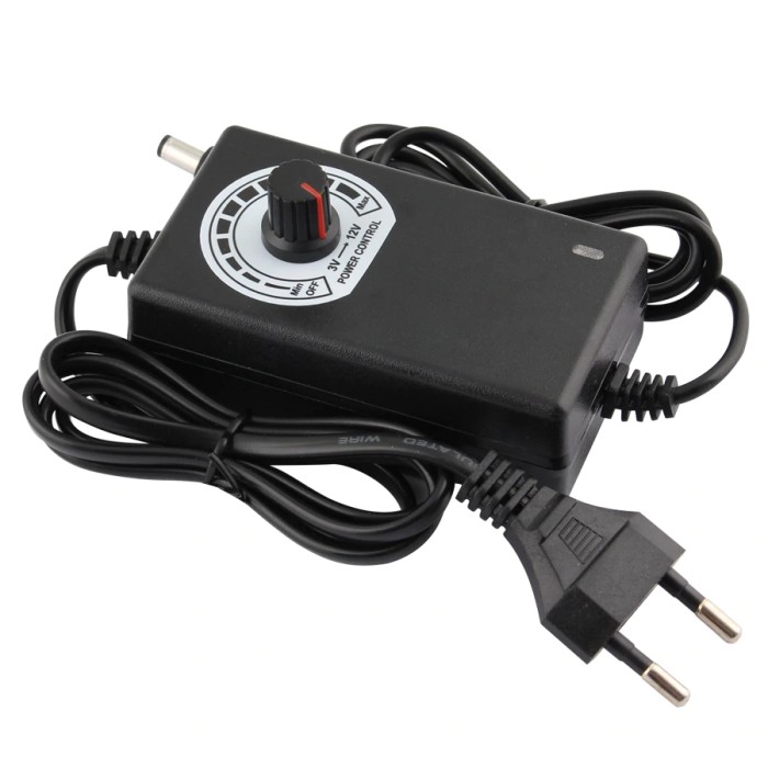 Jual Adjustable Adaptor Adapter 3V-12V 3V 5V 9V 12V DC 2A Switching ...