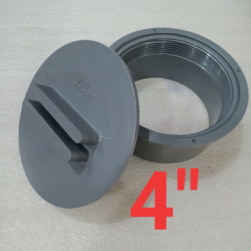 Jual Clean Out 4" Inch VINILON Dop Tutup Pipa Lubang Kontrol SepticTank ...