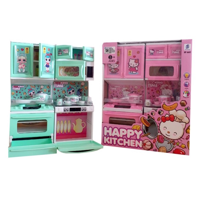 Jual Mainan Masak Masakan Alat Dapur Happy Kitchen Set Mini BP-6643 ...