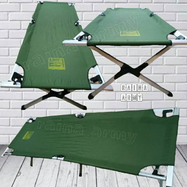 Jual GT - Velbed aluminium tni pelbed tni outdoor | Shopee Indonesia