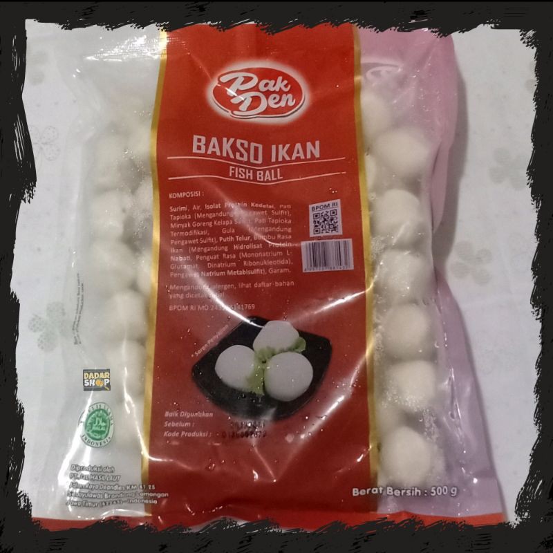 Jual Fish Ball | Baso Ikan Pak Den (500 Gr) | Shopee Indonesia