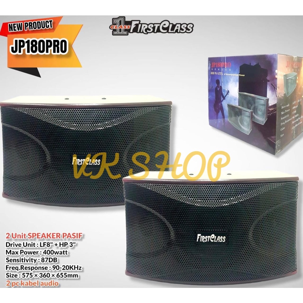 Jual SPEAKER PASIF FIRSTCLASS JP180PRO / JP 180 PRO / JP 180PRO FIRST ...