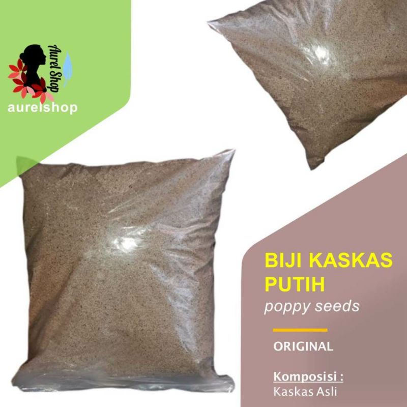 Jual 500 g Biji Kaskas / khaskas / Poppy Seeds | Shopee Indonesia