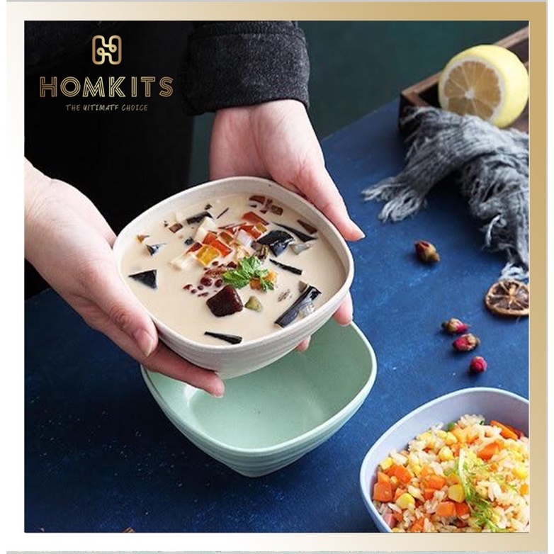 Jual HKS-H076 Mangkok Plastik Bahan Jerami Gandum Wheat Straw Bentuk ...