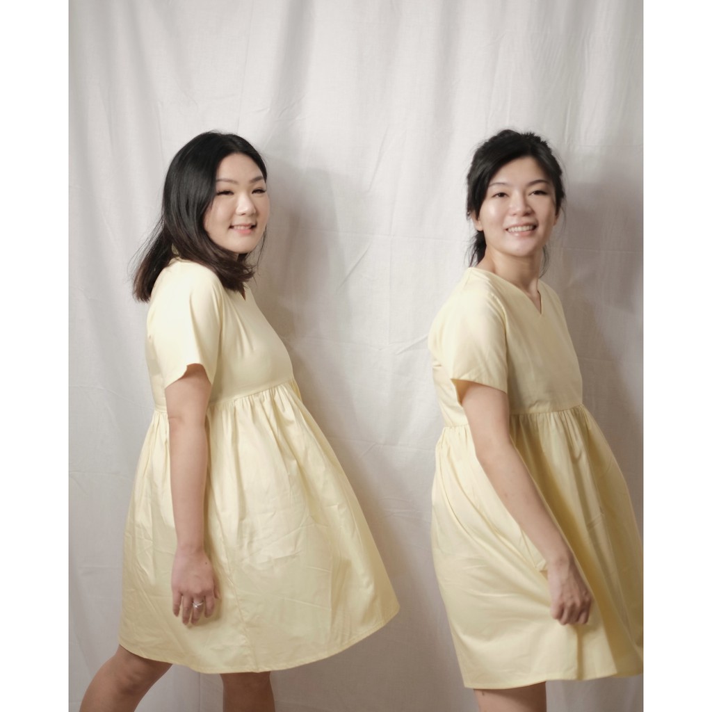 Jual MOMO DRESS IN YELLOW | Shopee Indonesia