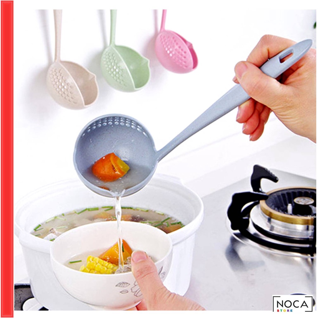 Jual Centong Sendok Soup 2in1 - Sendok Kuah Sup Centong Saring Sayur 2 ...
