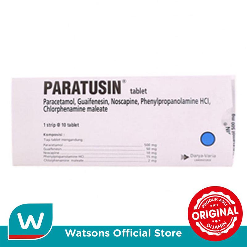 Jual Paratusin Tablet 10's (Strip) | Shopee Indonesia