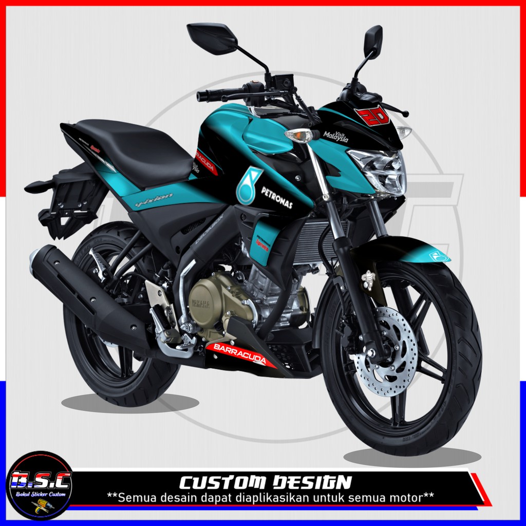 Jual Sticker Decal FULL BODY Vixion R New Vixion Motif Petronas ...