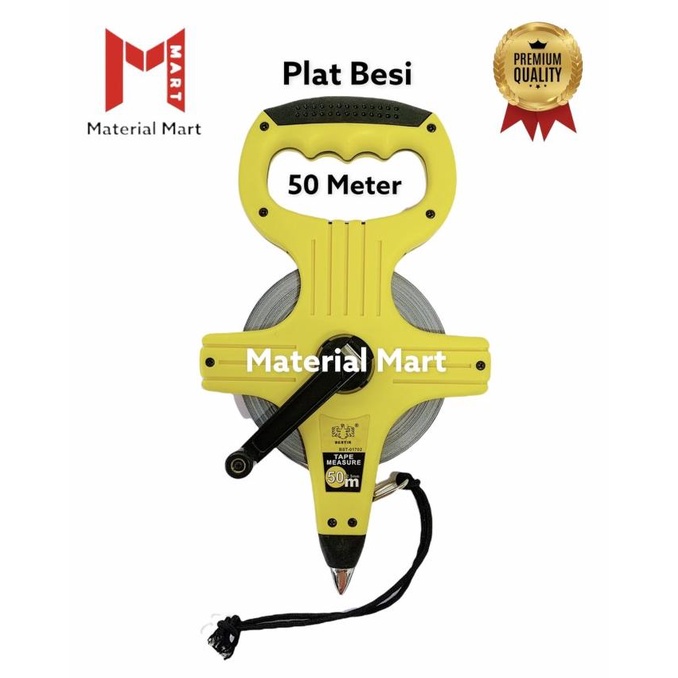 Jual Meteran Tancap 50 Meter Plat Besi | Meteran Roll Tancap 50M ...