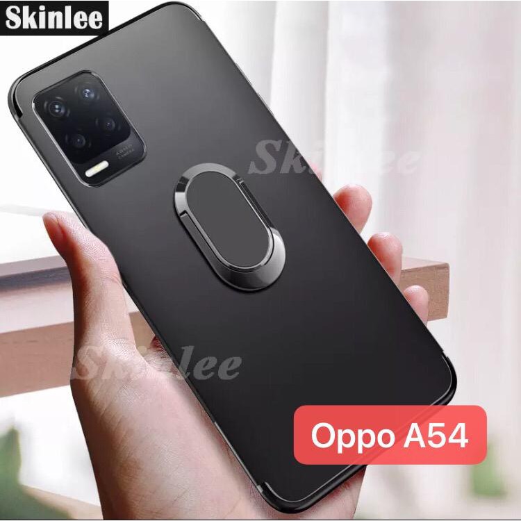Jual Case Oppo A54 Bening Soft Case Terbaru Armor Motif Polos Hitam ...