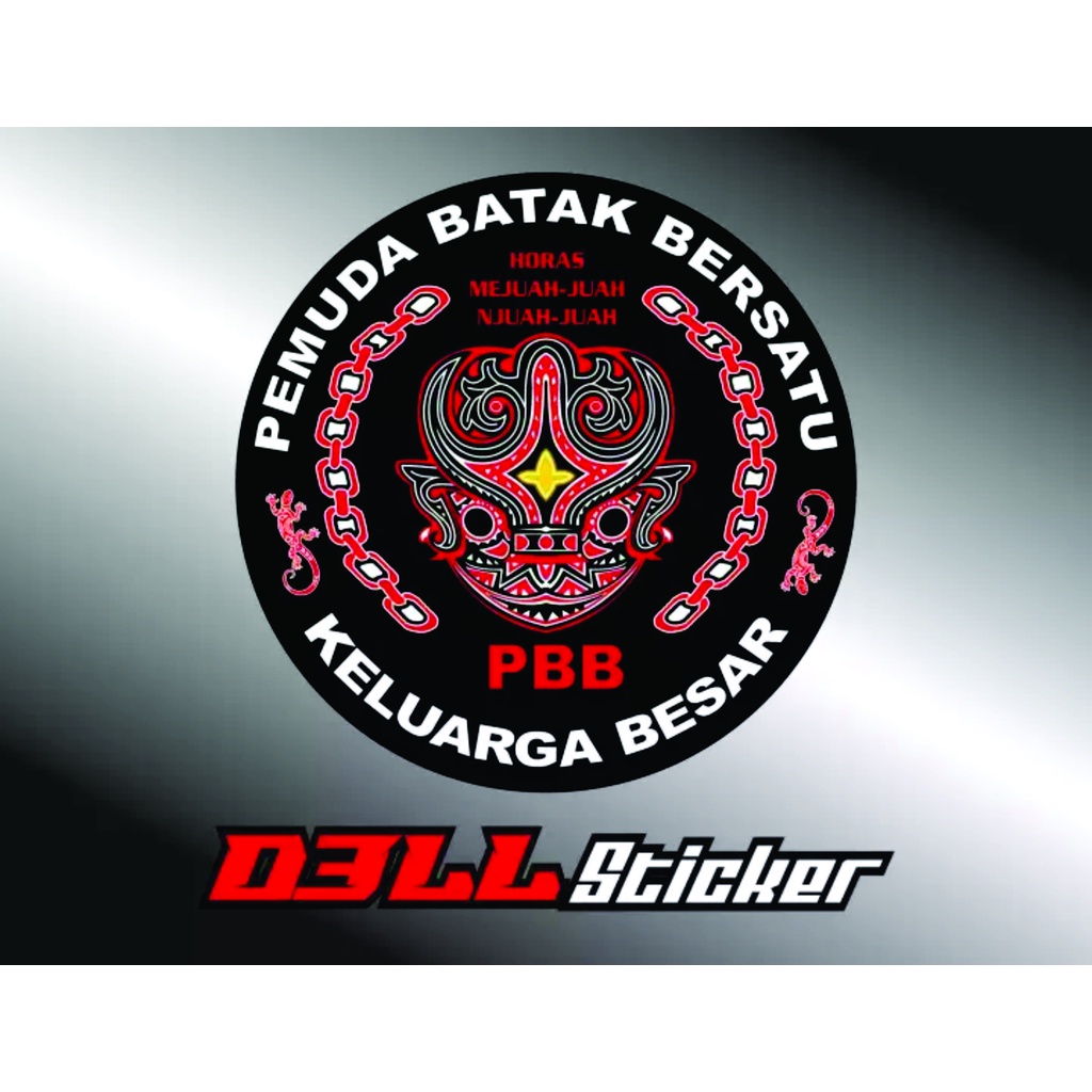 Jual STICKER PBB (PEMUDA BATAK BERSATU) / UNTUK MOTOR DAN MOBIL digital ...