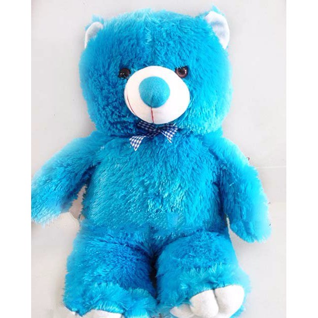 Jual (PROMO) (PROMO) BONEKA BERUANG BIRU / BLUE TEDDY BEAR TINGGI 65 CM ...