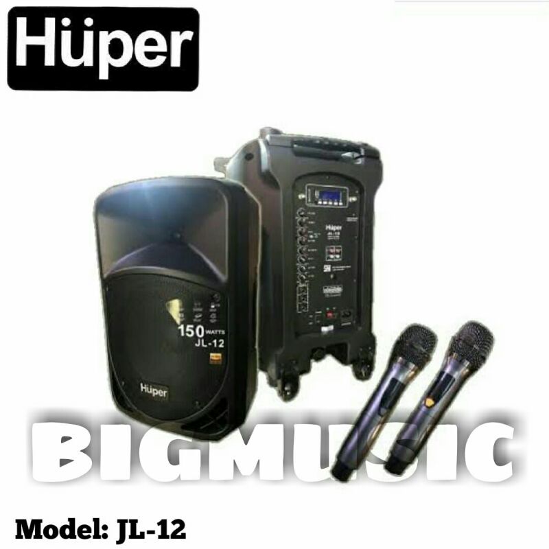 Jual Speaker Portable Wireless HUPER JL 12 Original 12 inch Bluetooth | Shopee Indonesia