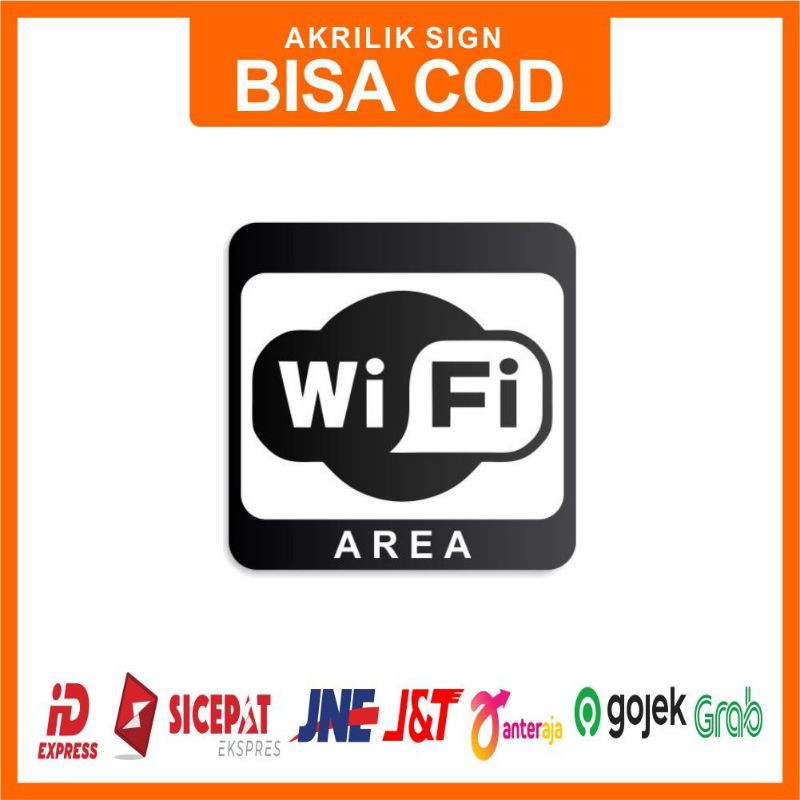 Jual WIFI AREA Papan Tanda Wifi Area Papan Tanda Custom The Everest ...