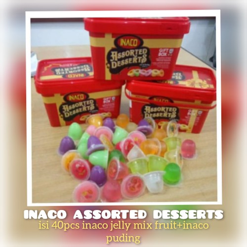 Jual Inaco jelly assorted dessert box isi 40pcs | Shopee Indonesia