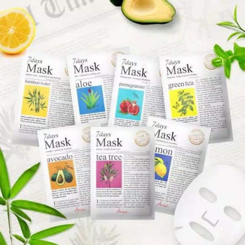 Jual Airul 7 Days Mask Sheet | Shopee Indonesia