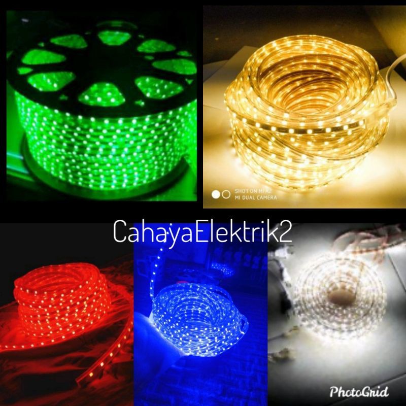 Jual Lampu selang LED strip lampu hias gypsum meteran / 1 meter 2 meter ...