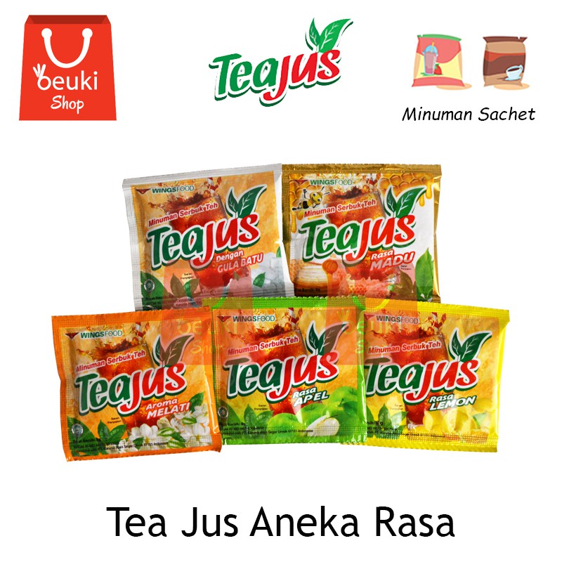 Jual Tea Jus Teh Aneka Rasa Murah Meriah Segar Nikmat - 10pcs x 8gr ...